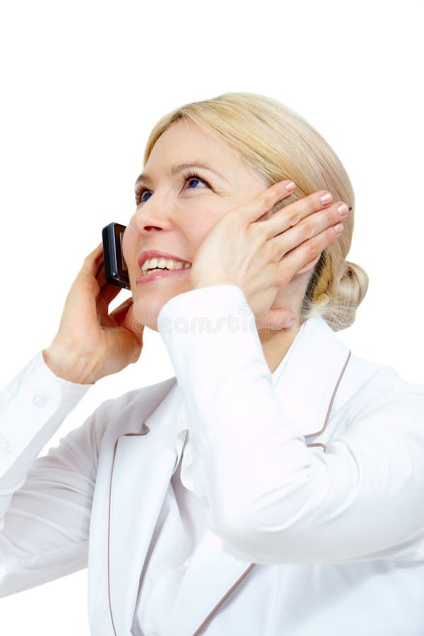 Calling stock image. Image of lifestyle, business, joyful - 14345575