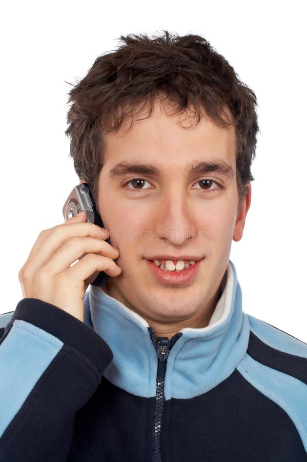 Business Man Calling stock photo. Image of male, conversation - 2543586