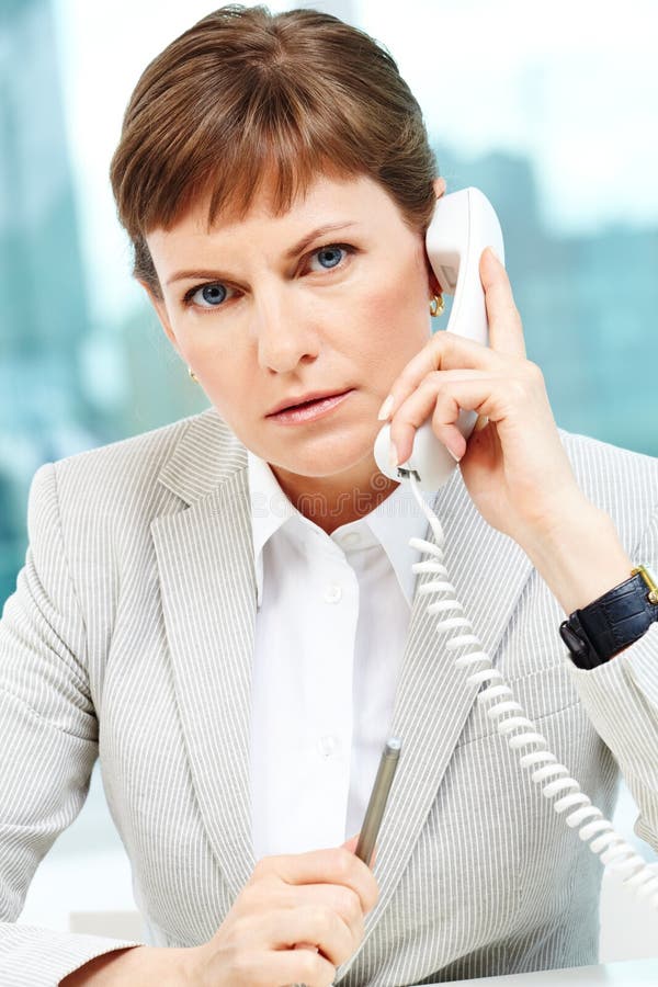 Calling stock photo. Image of confident, employee, businesspeople ...