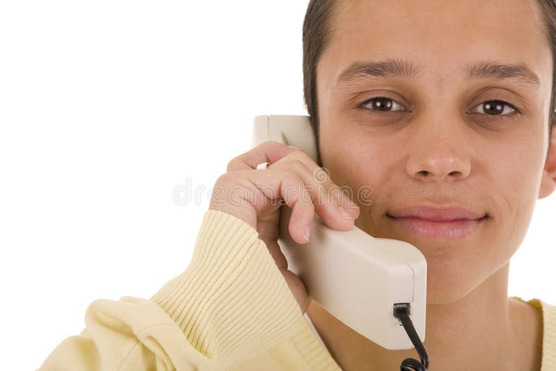 Calling stock photo. Image of face, speaking, happy, attractive - 7196214