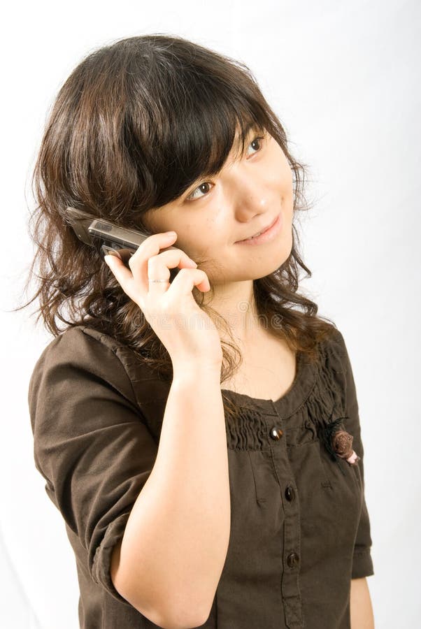Calling Boyfriend stock image. Image of isolated, good - 5531995