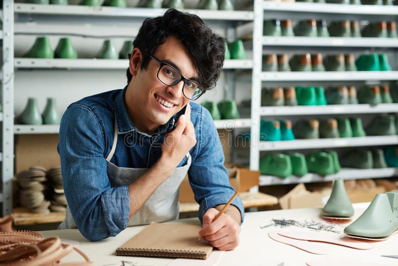 Calling client in office stock image. Image of laptop - 120273127