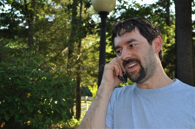 Calling a Girlfriend stock photo. Image of great, discussing - 28390154