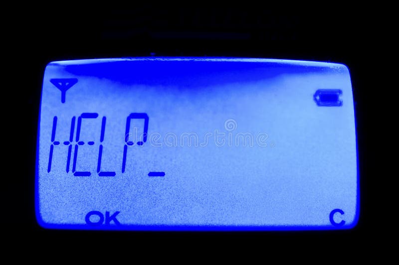 Calling for help stock image. Image of guidance, call - 8630305