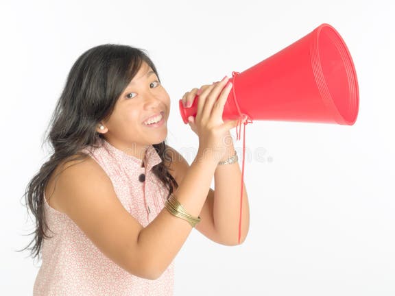 Calling Out stock image. Image of girl, hand, attention - 6678767