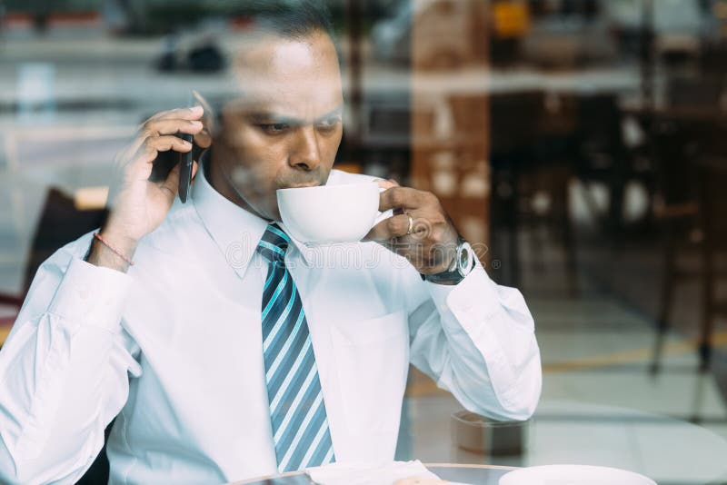 Calling on the phone stock image. Image of collar, business - 47343489