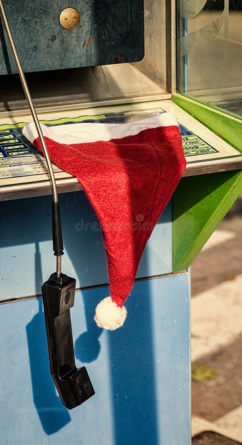Calling Santa, a concept stock photo. Image of santa - 104309854