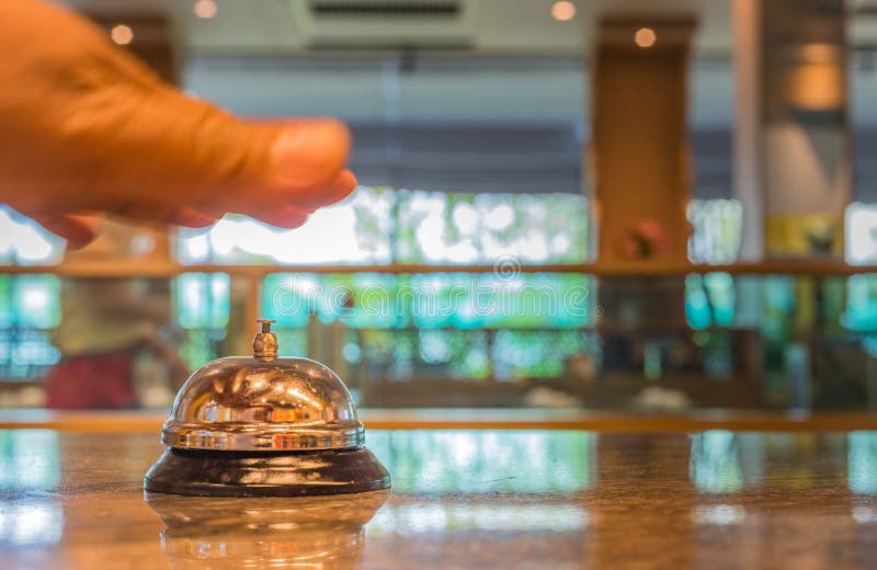 Calling service bell stock image. Image of help, concierge - 75260165