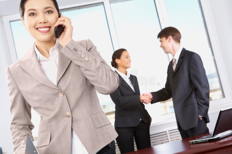 Business partners stock image. Image of business, female - 5480947