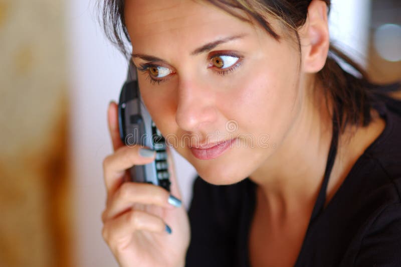 Calling women stock photo. Image of office, phone, businesswoman - 1321464