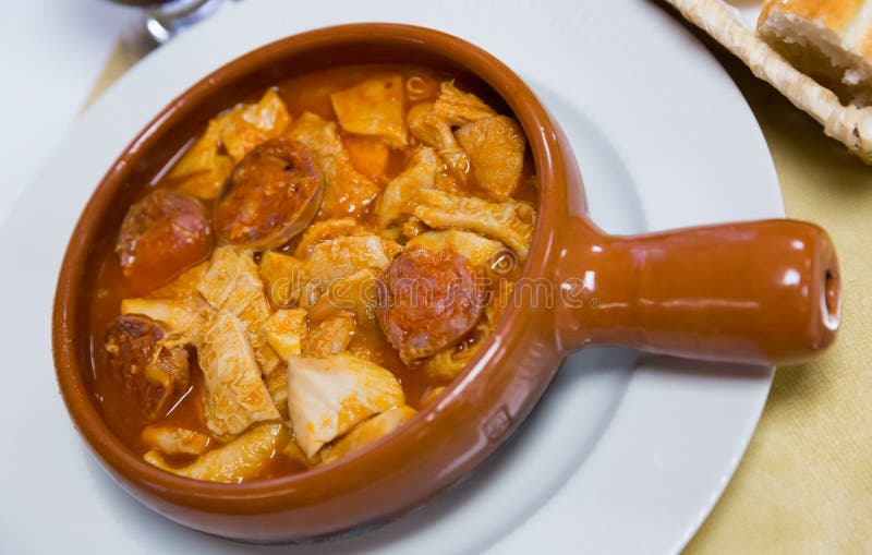 Callos â€“ Traditional Spanish Stew Stock Image - Image of cooking ...