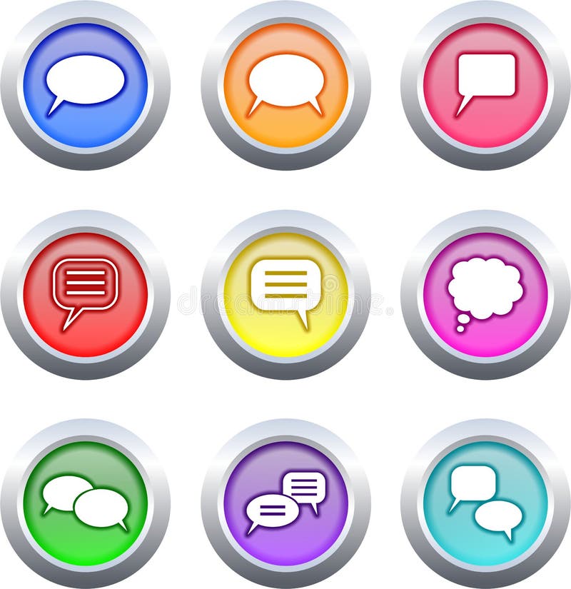 Callout shapes stock illustration. Illustration of communicate - 5426051