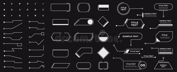 Callout Elements. Text Message Boxes with Arrows, Info Callout Banners ...