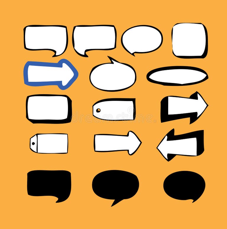 Callout Shapes Stock Illustrations – 741 Callout Shapes Stock ...