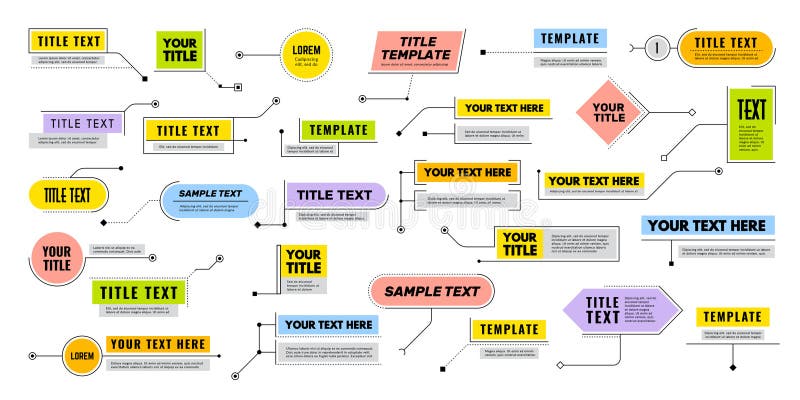 Callouts. Design Template for Textbox Content Frames Communication ...