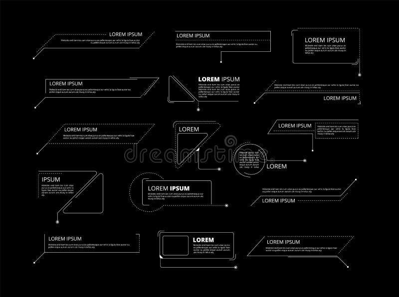 Callouts Text. Title Call Out Labels Technology Callout Marketing Boxes ...