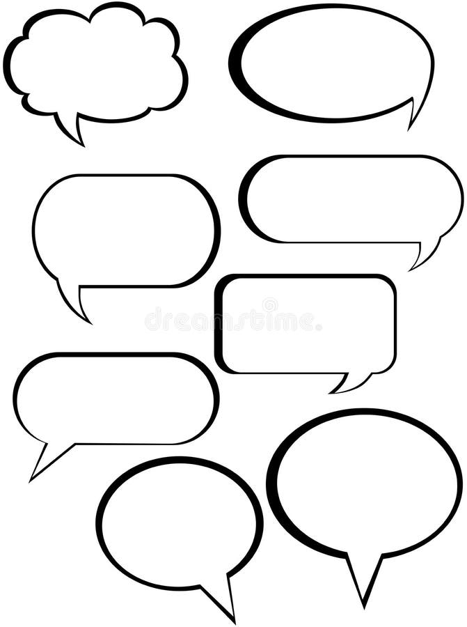 Shiny callouts stock vector. Illustration of group, aqua - 10274126