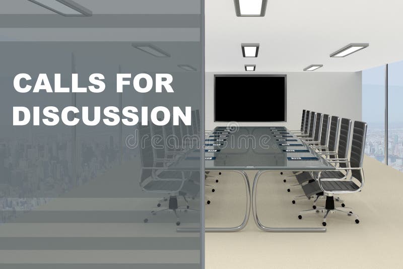 Calls for Discussion Concept Stock Image - Image of businesswoman ...