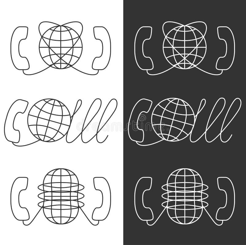 Calls stock vector. Illustration of communicate, long - 91819312