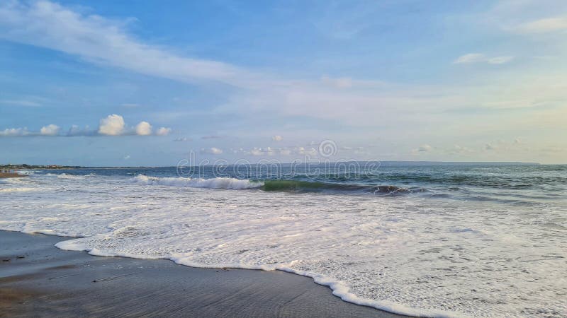Calm Beach with Beautiful Sky Stock Image - Image of reflection, cape ...