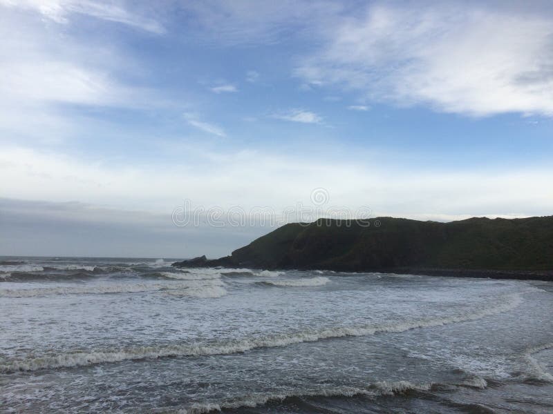Calm Beach stock photo. Image of beach, sunny, skies - 78500630