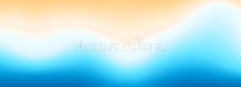 Calm Beach Gradient Background. Abstract Ocean Sand Coast Concept ...