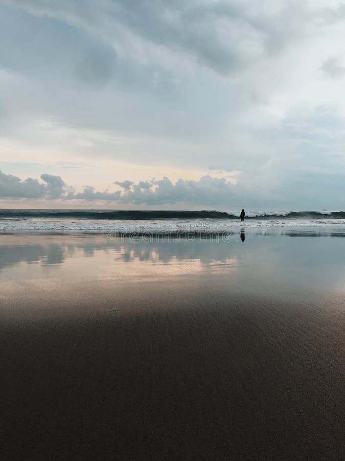 Calm beach stock image. Image of calm, fine, sunset - 228990885