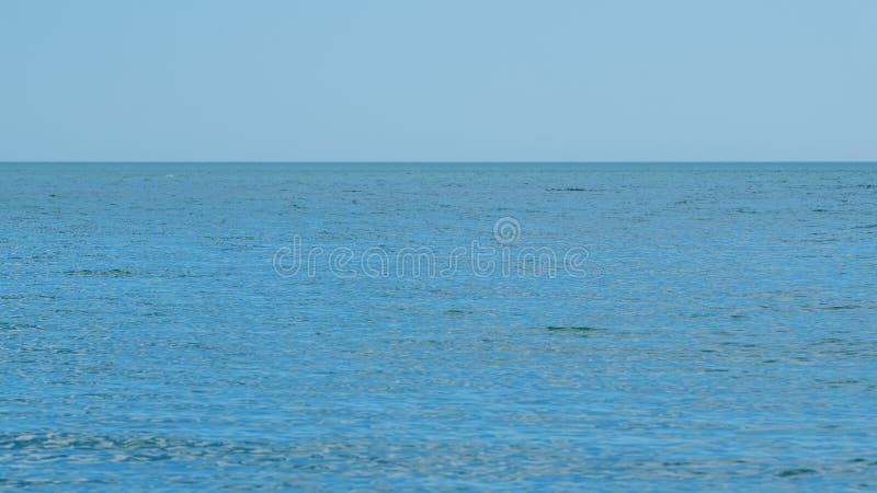 Calm Blue Sea and Gradient Sky Background. Crystal Clear Sea Water ...
