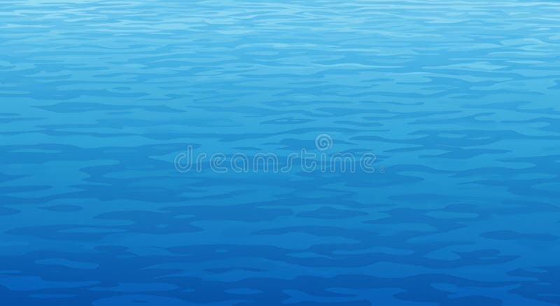 Calm Blue Water Surface with Gentle Wave Patterns. the Gradient of ...