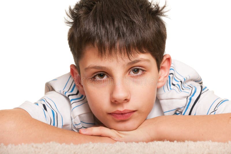 Boy at the swimming pool stock image. Image of summer - 9992311