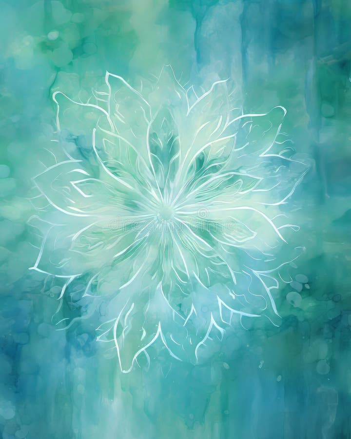 Calm in Chaos, a Mandala with Intertwining Patterns that Convey a Sense ...