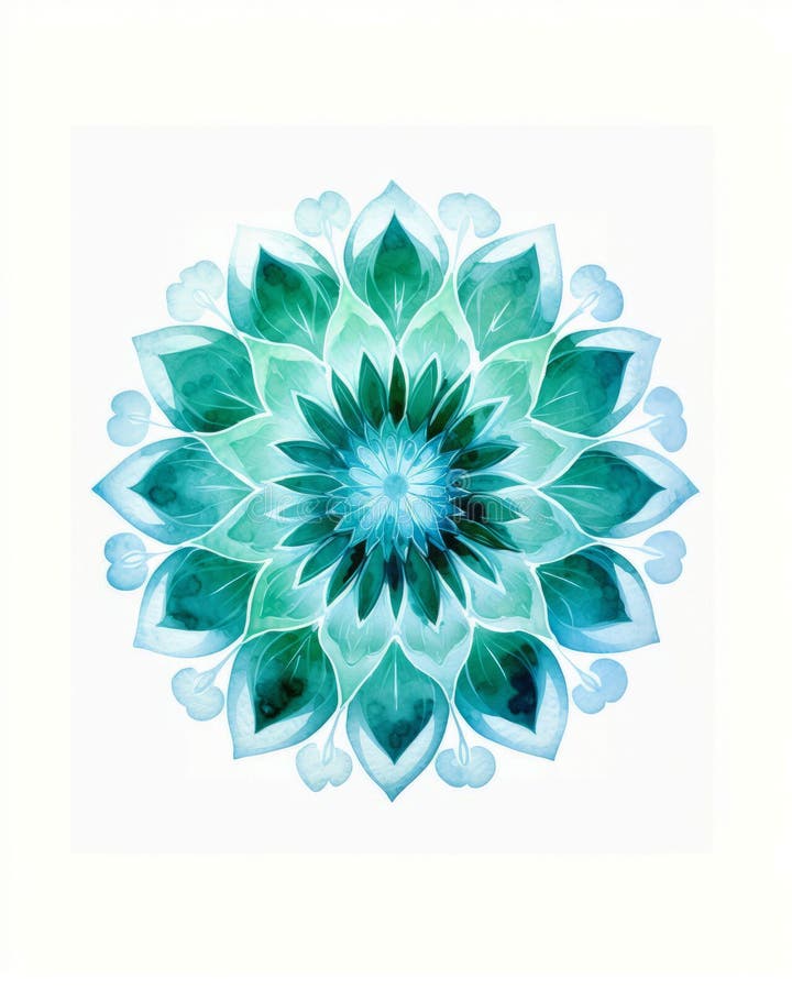 Calm in Chaos, a Mandala with Intertwining Patterns that Convey a Sense ...