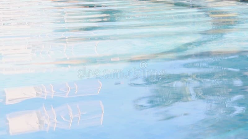 Calm, Slow Waves in the Pool. Stock Footage - Video of reflections ...