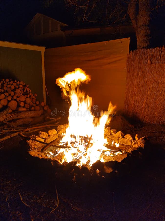 A calm and collect fire stock photo. Image of flame - 232528438