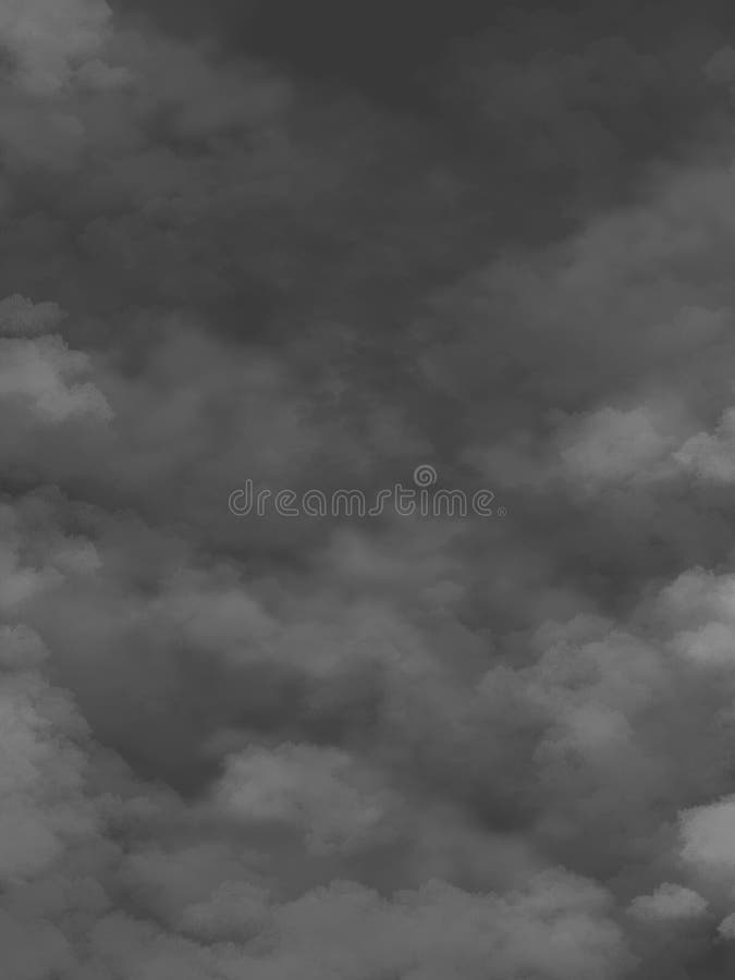 Calm Decorative Abstract Grunge Background, Gray Clouds, Stylized ...