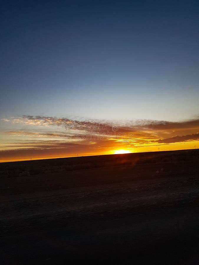 Calm desert sunset stock photo. Image of calm, sunset - 169446834