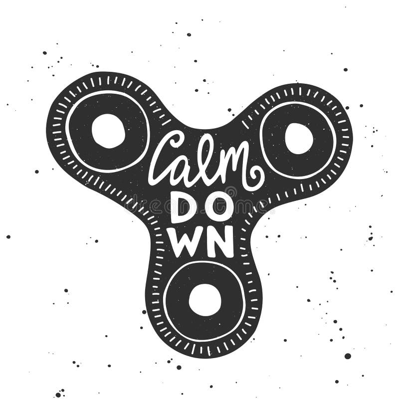 Calm Down Typography Stock Illustrations – 117 Calm Down Typography ...