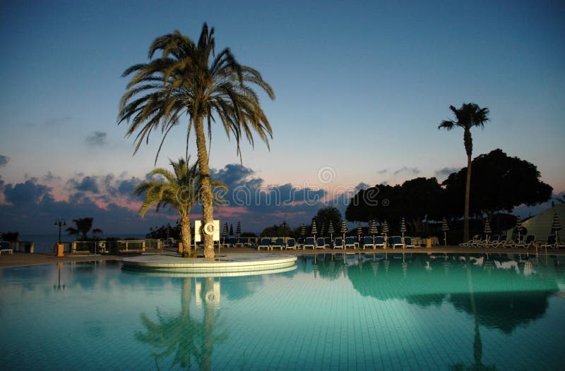 Calm Evening Sea, Sunset Clouds Stock Image - Image of background ...