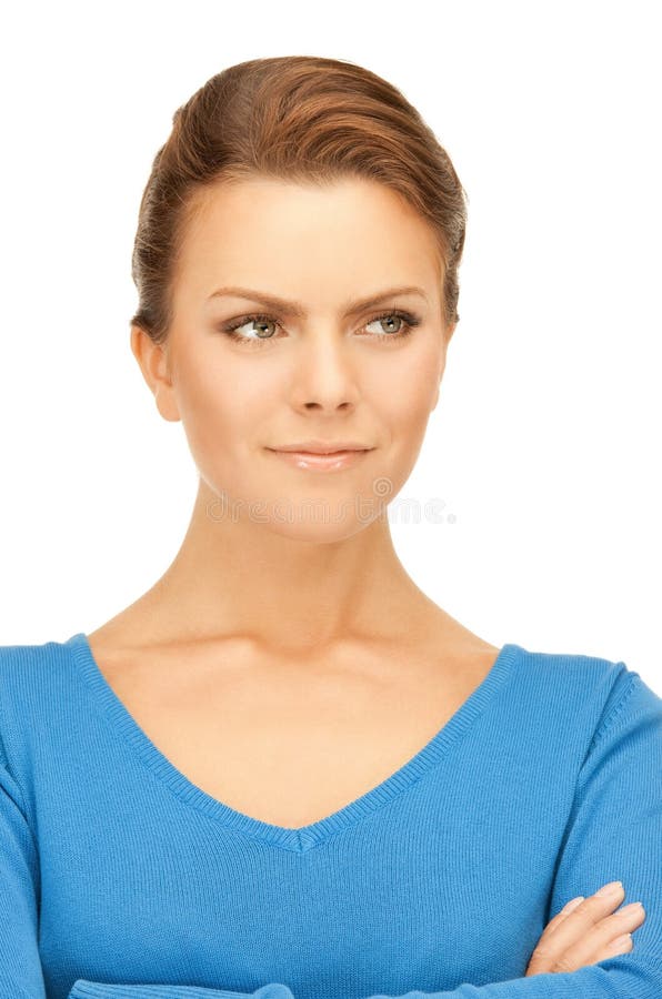 Calm and friendly woman stock photo. Image of business - 40000042