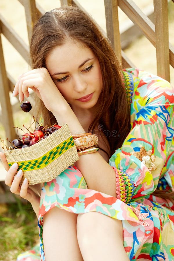 Calm girl stock photo. Image of girl, innocent, education - 30210960