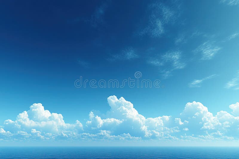 A Calm Gradient Transitioning from Light Blue To Soft White. Stock ...