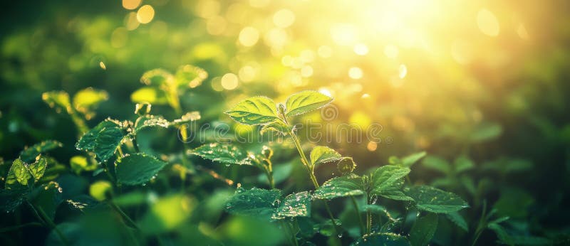 Calm Green Scenery with Subtle Daylight Blur, Great for Text Overlays ...