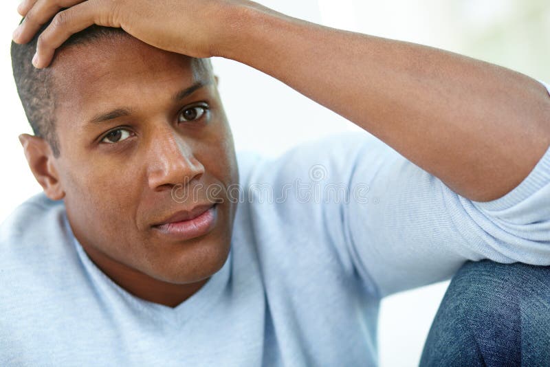 Calm guy stock image. Image of people, masculine, pose - 32049843