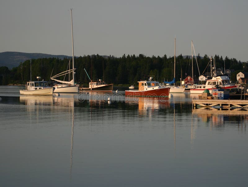Calm Harbor stock image. Image of coast, national, marine - 593297
