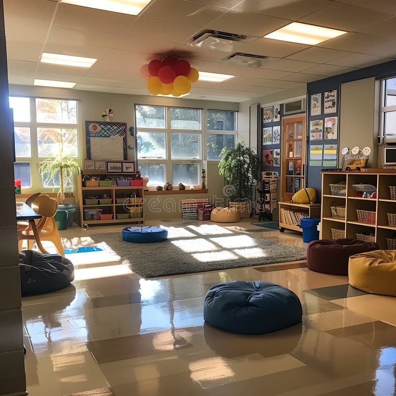 A Calm and Inviting Special Education Room with Clearly Defined ...