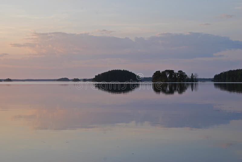 Calm lake stock photo. Image of windless, shore, distant - 6127168