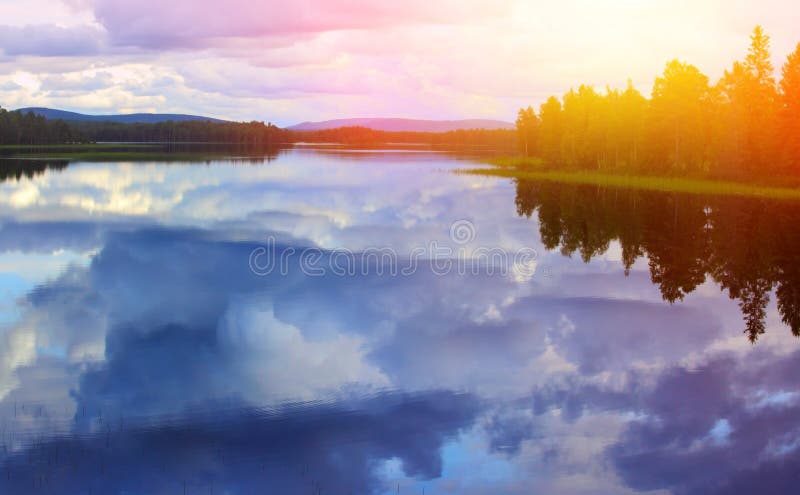 Calm lake stock photo. Image of calm, single, reflect - 57978440