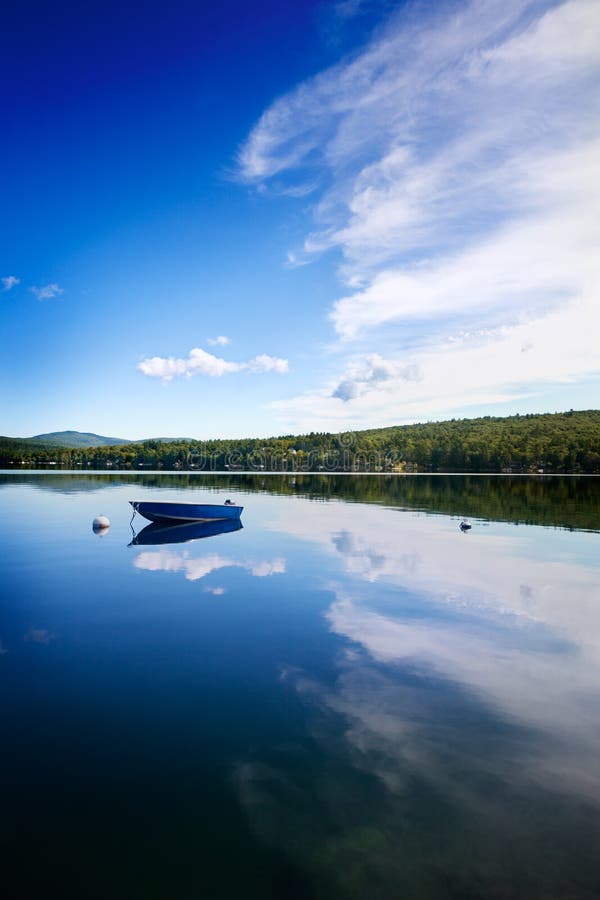 Calm lake reflections stock photo. Image of sunshine - 27578130