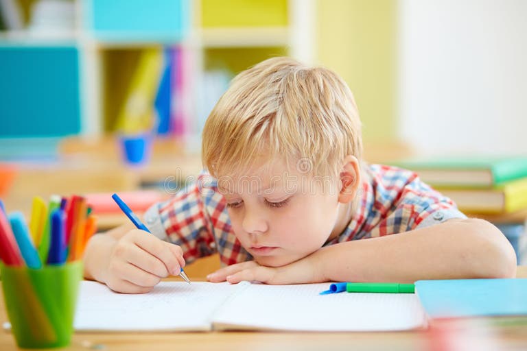 Calm learner stock photo. Image of lesson, little, junior - 56009248