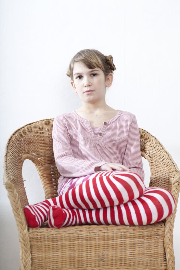 Calm Little Girl Looking Up with Curious Face, Looking Thoughtful ...